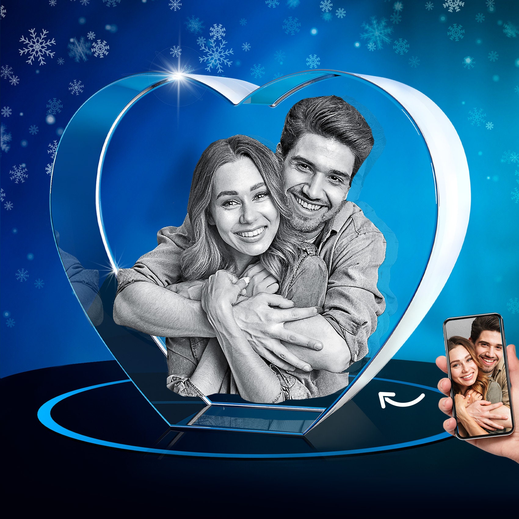 Artpix 3D Crystal Photo Personalized Fathers Day Gifts for - Etsy