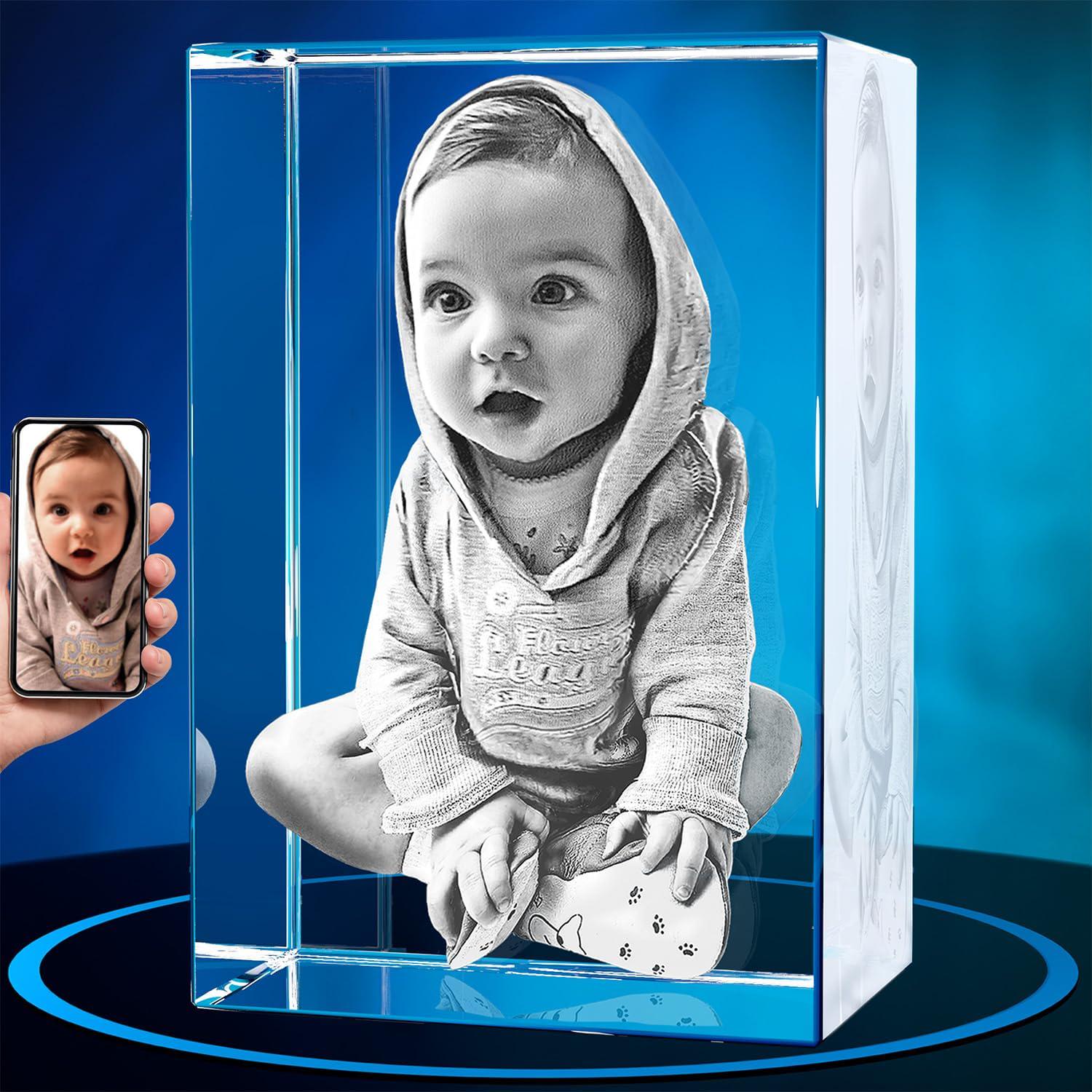 Artpix 3D Crystal Photo, Personalized Gifts for Women, Wife, Men, Mom ...
