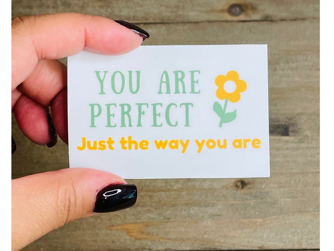 You Are Perfect Sticker, Affirmation Sticker, Affirmations, Sticker ...