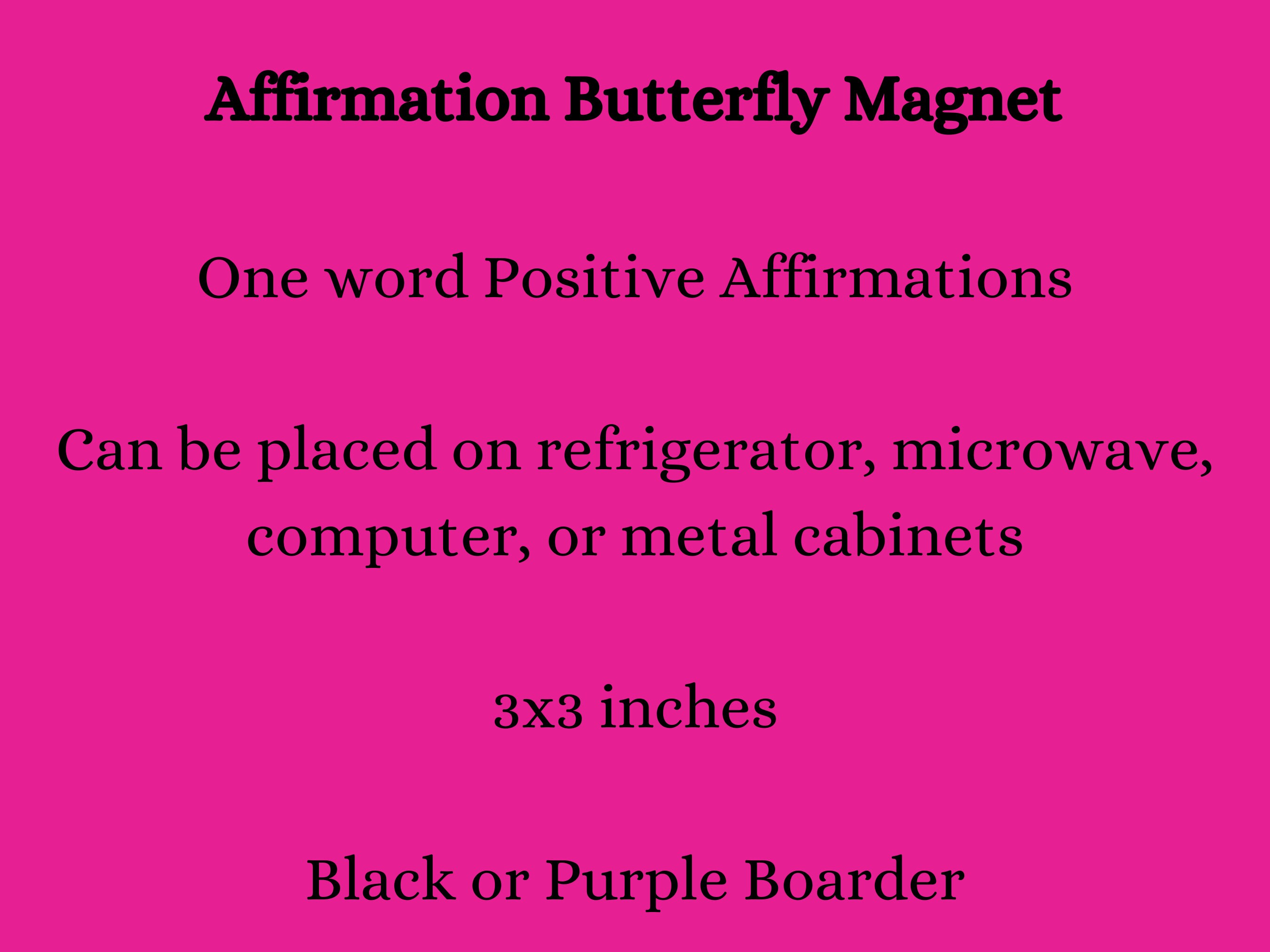 Affirmation Magnet, Magnet, Affirmations, Self Love Magnet ...