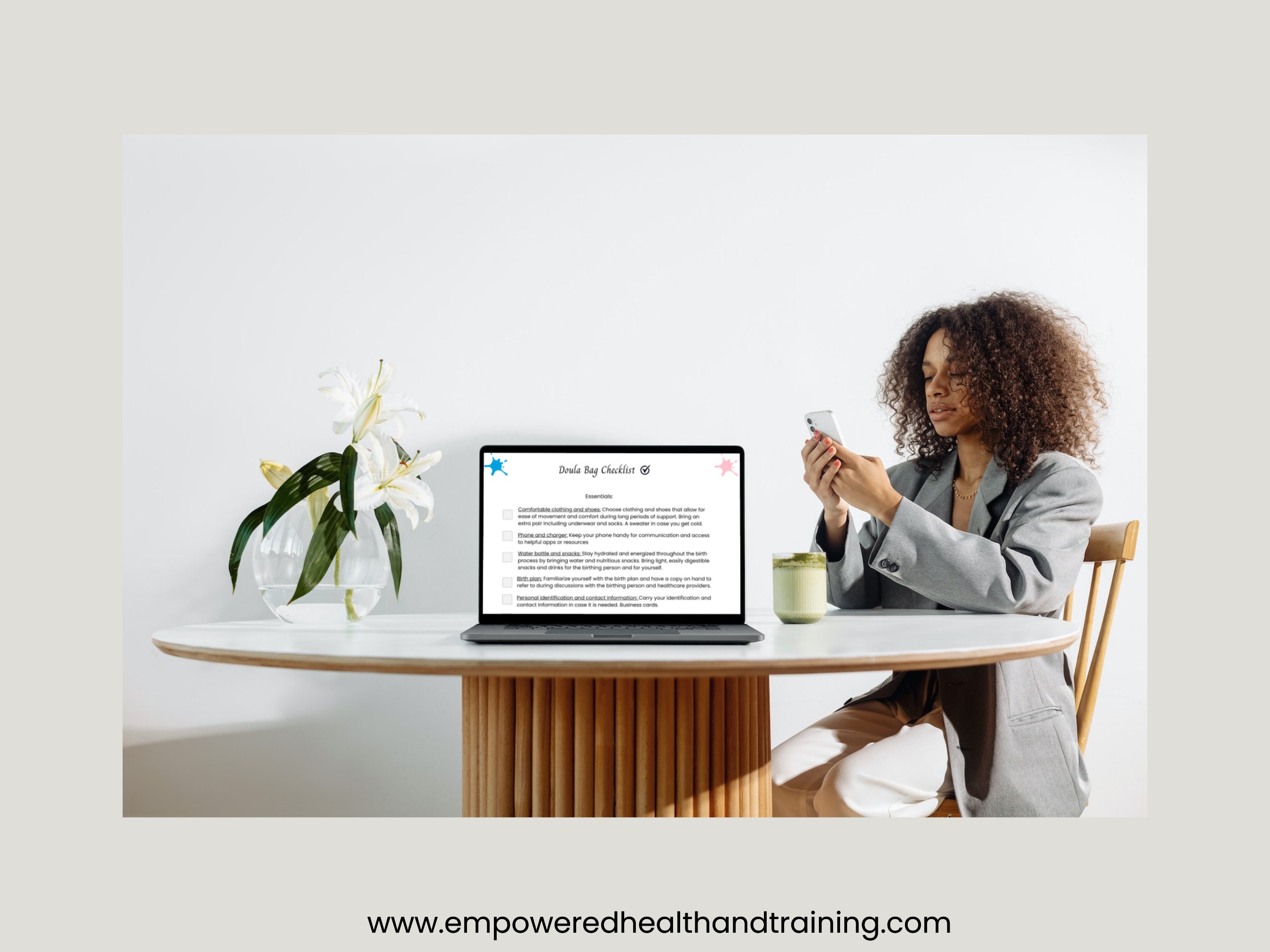 Doula Bag Checklist, Doula Tools, Doula, Checklist, Prepare for Labor ...