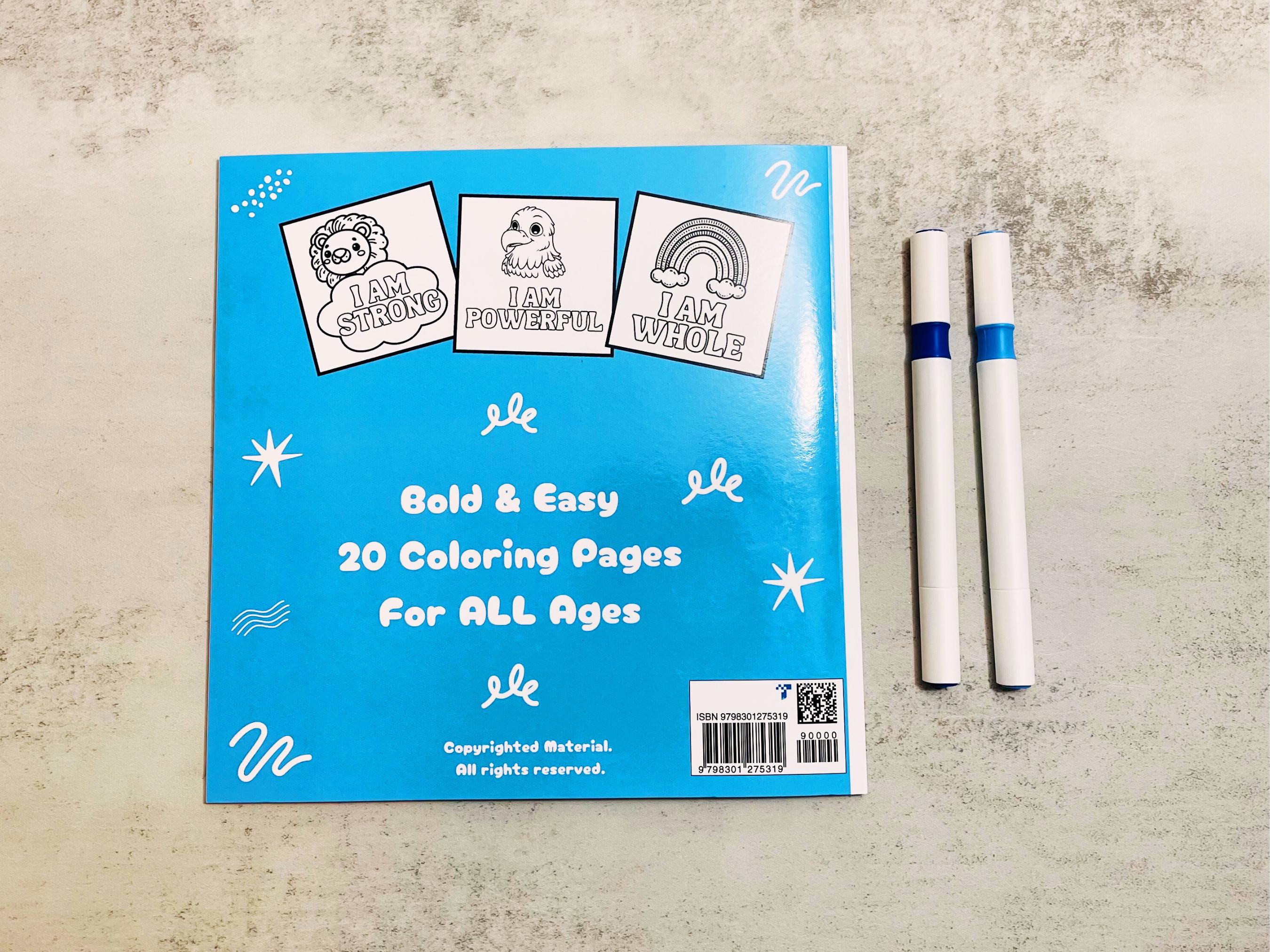 Positive Affirmations Coloring Book, Coloring Book, Positive ...