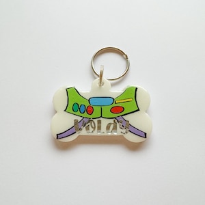 Buzz Lightyear Dog Tag - Etsy