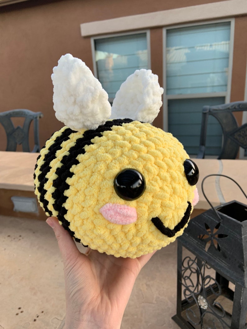 Crochet Large Chunky Bee - Etsy