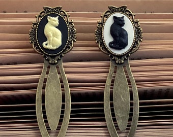 Metal Cat Bookmark - Etsy
