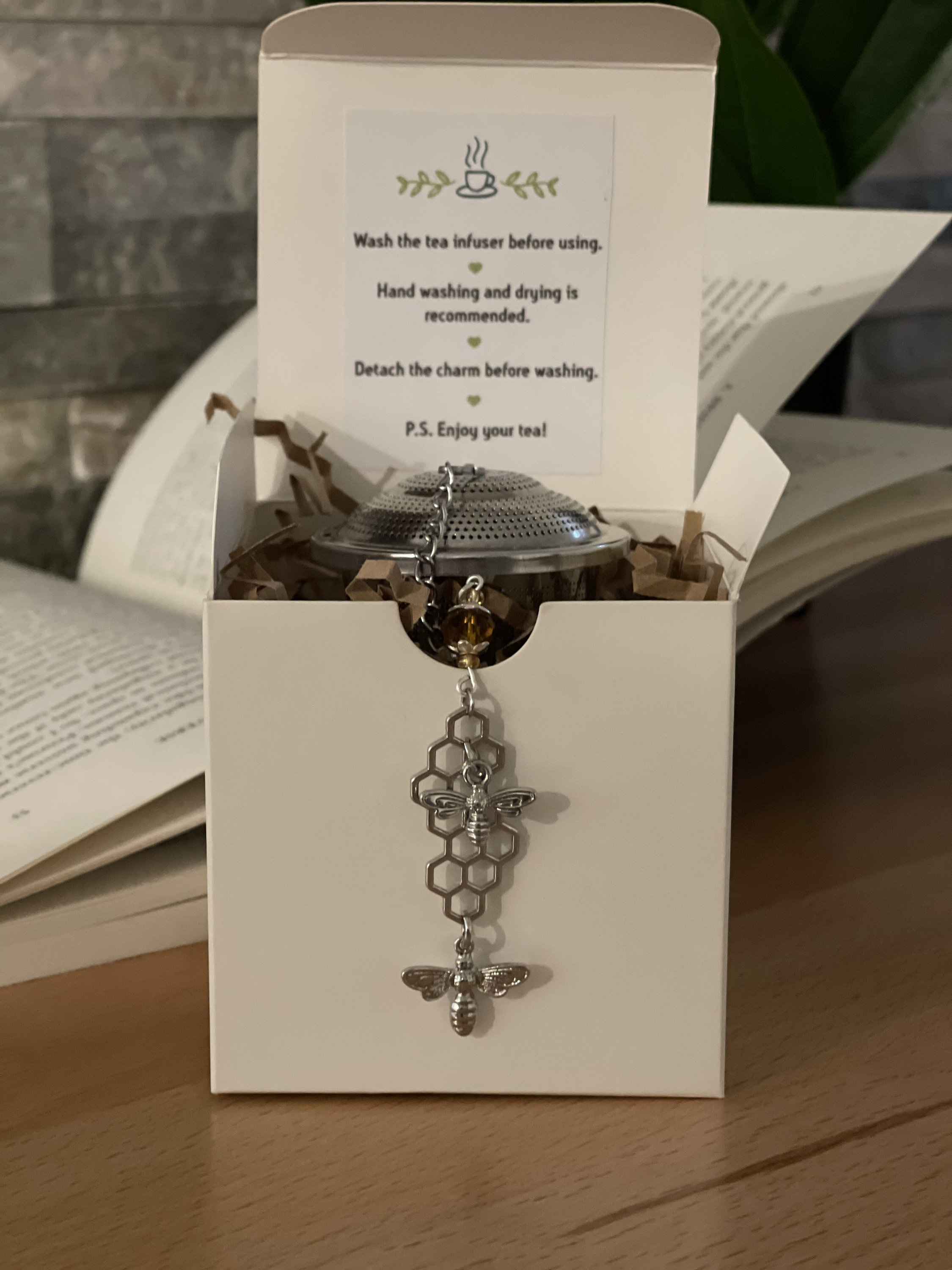 Bee Tea Infuser Honey Bee Tea Strainer Loose Leaf Tea Steeper - Etsy