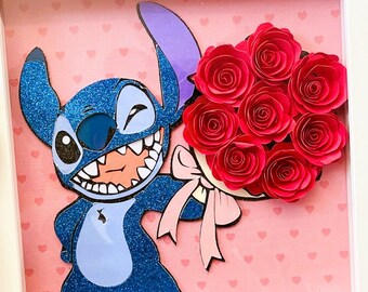 Lilo and Stitch Shadow Box Svg - Etsy