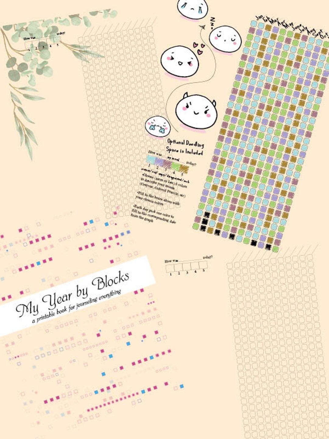 Life Journal Tracker / Printable, Digital, File - Etsy