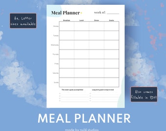 Daily Planner Printable PDF A5 Letter Sizes Scheduling - Etsy
