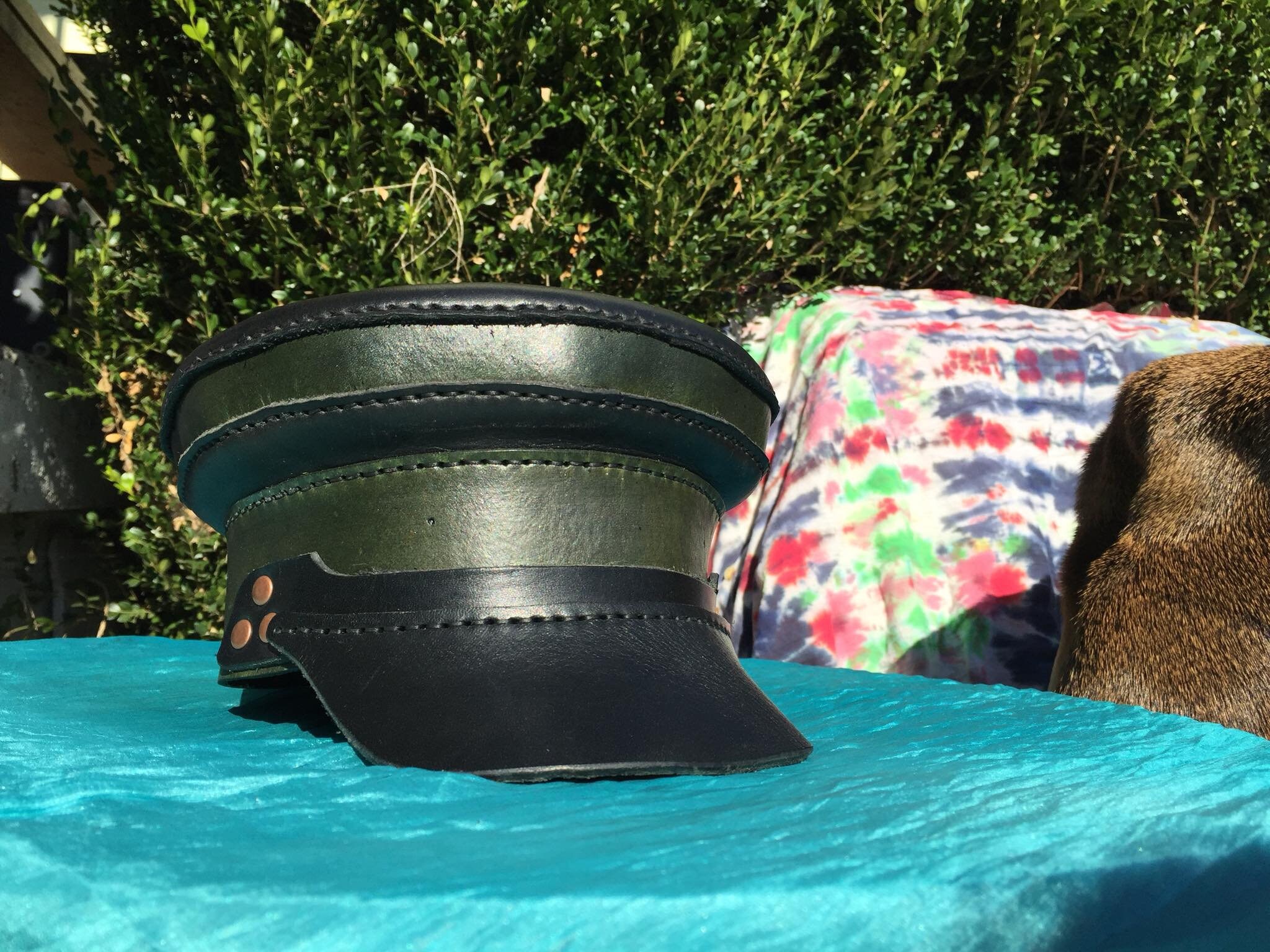 Poppet Innovations Conductor Cap Military Hat Forest Green - Etsy Singapore