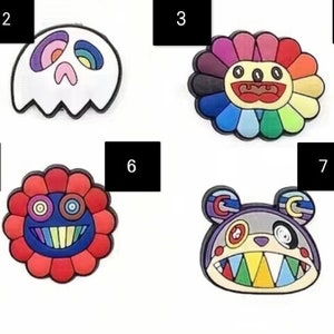 Crazy Monster Fangs Charms Smiley Flower Crocs Charms - Etsy