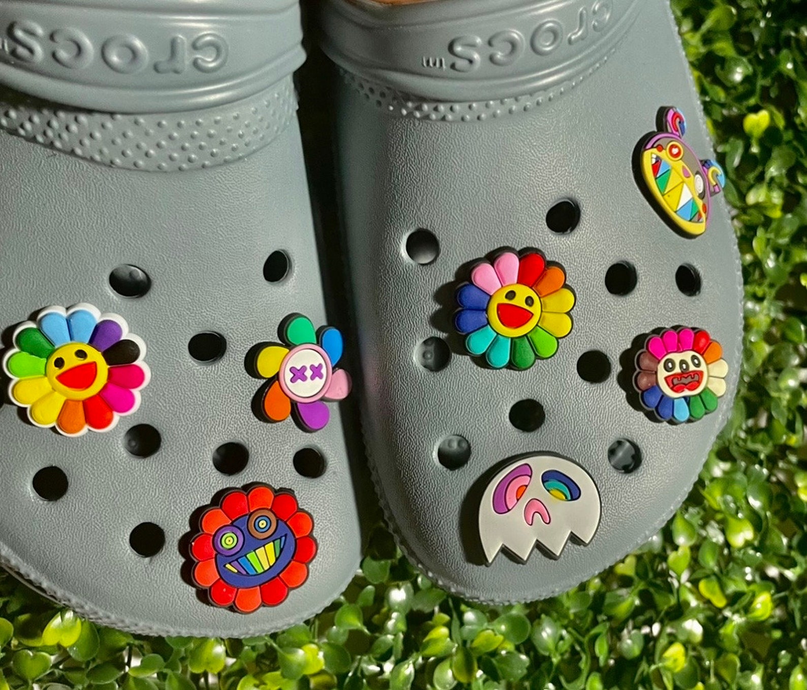 Crazy Monster Fangs Charms Smiley Flower Crocs Charms - Etsy