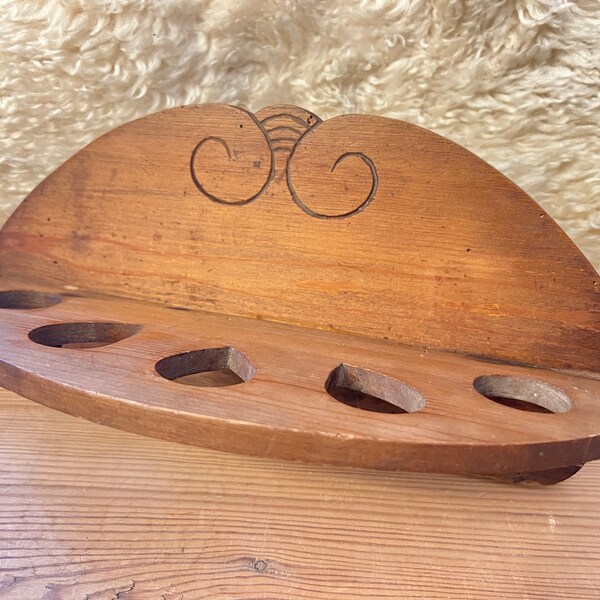 Wooden Plate Rack - Etsy