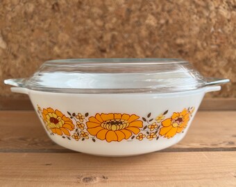 Pyrex Sunflower Pattern - Etsy