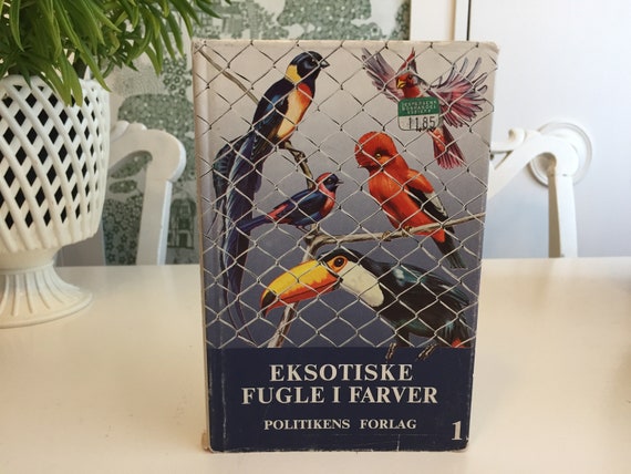 Vintage Fauna Book Exotic Birds in Colors Color | Etsy