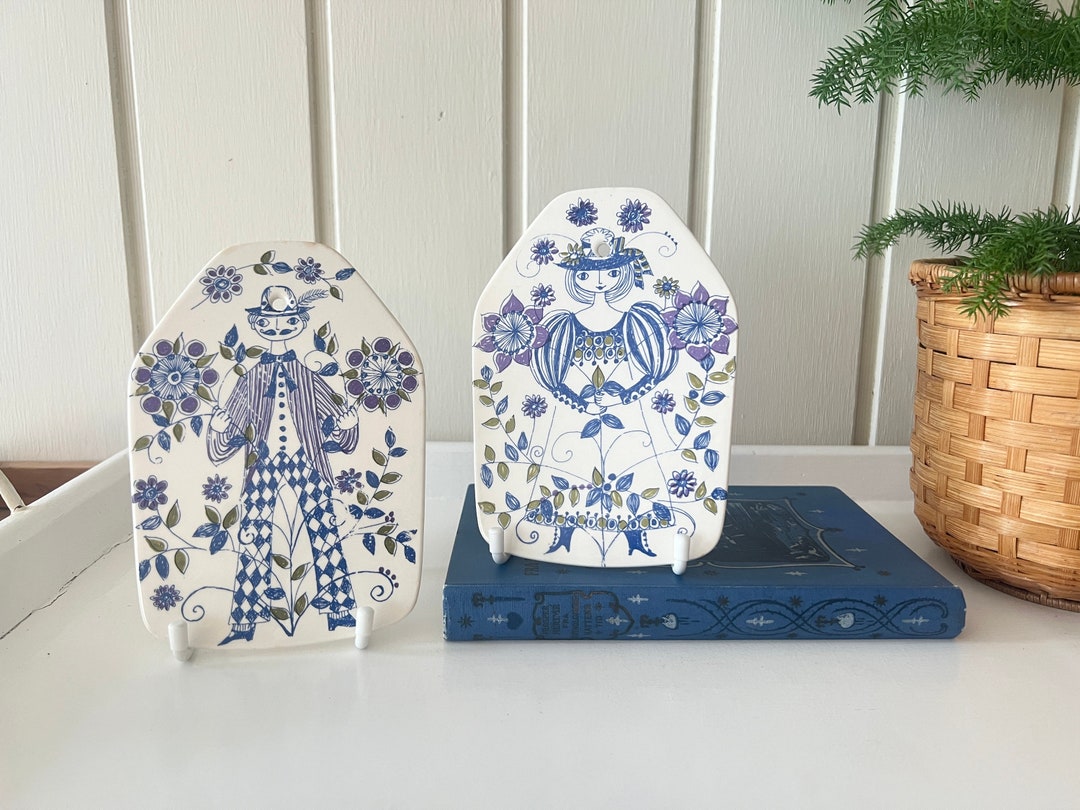 Pair of Figgjo Flint LOTTE Trivets | Turi Design Made in Norway | Turi ...