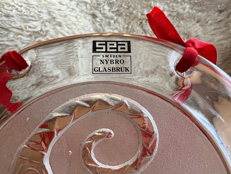 Vintage Nybro Glasbruk Suncatcher by Paul Isling Straw Goat - Etsy