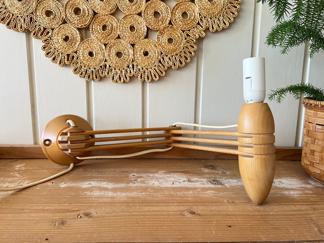 DARØ Type 555 SWING Danish Bohemian Swing Arm Light Beech Wood Nordic ...