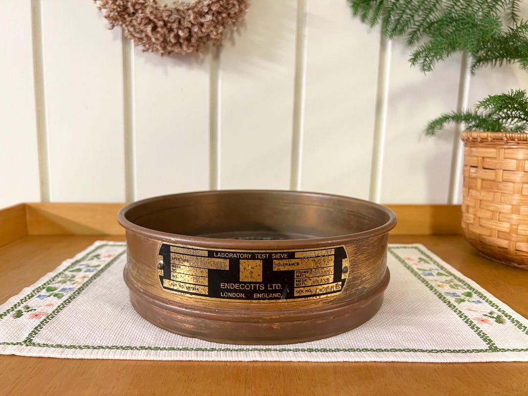 Vintage Laboratory Test Sieve Made by Endecotts England Decorative ...