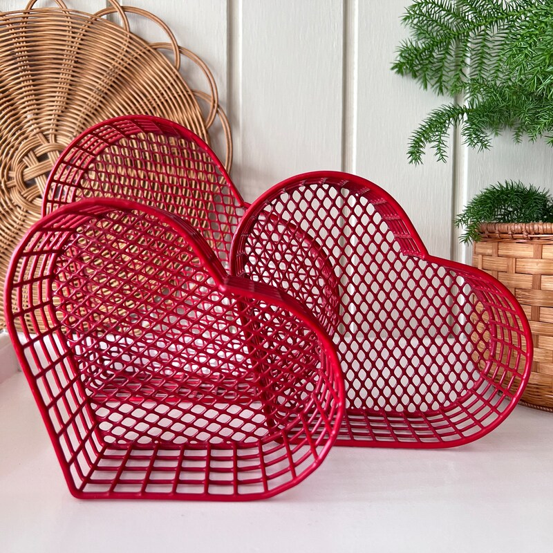 Wire Heart Basket - Etsy