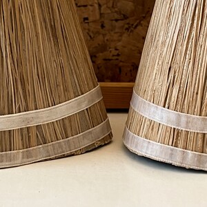 Straw Wicker Tree Topper Angels Set of 2 Angels Scandinavian Christmas ...