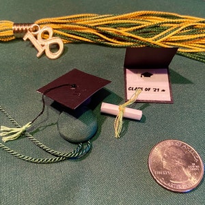 Miniature Graduation Cap and Diploma - Etsy