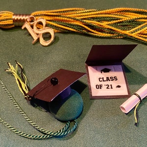 Miniature Graduation Cap and Diploma - Etsy