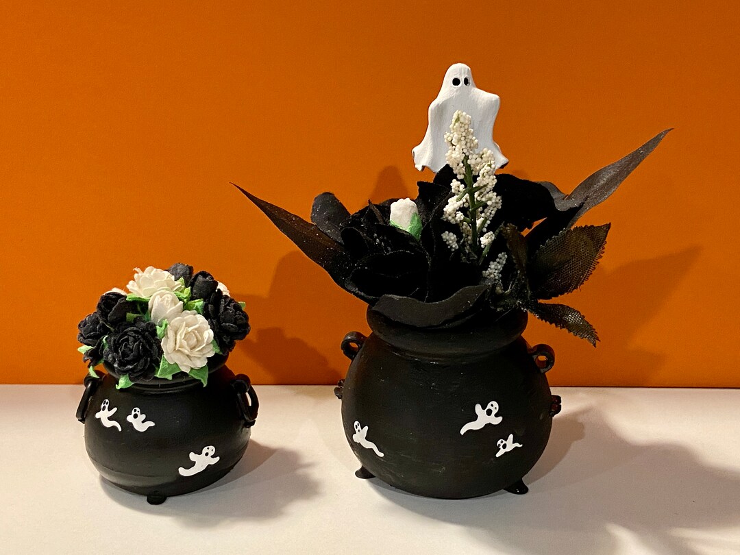 Miniature Cauldrons With Ghosts - Etsy