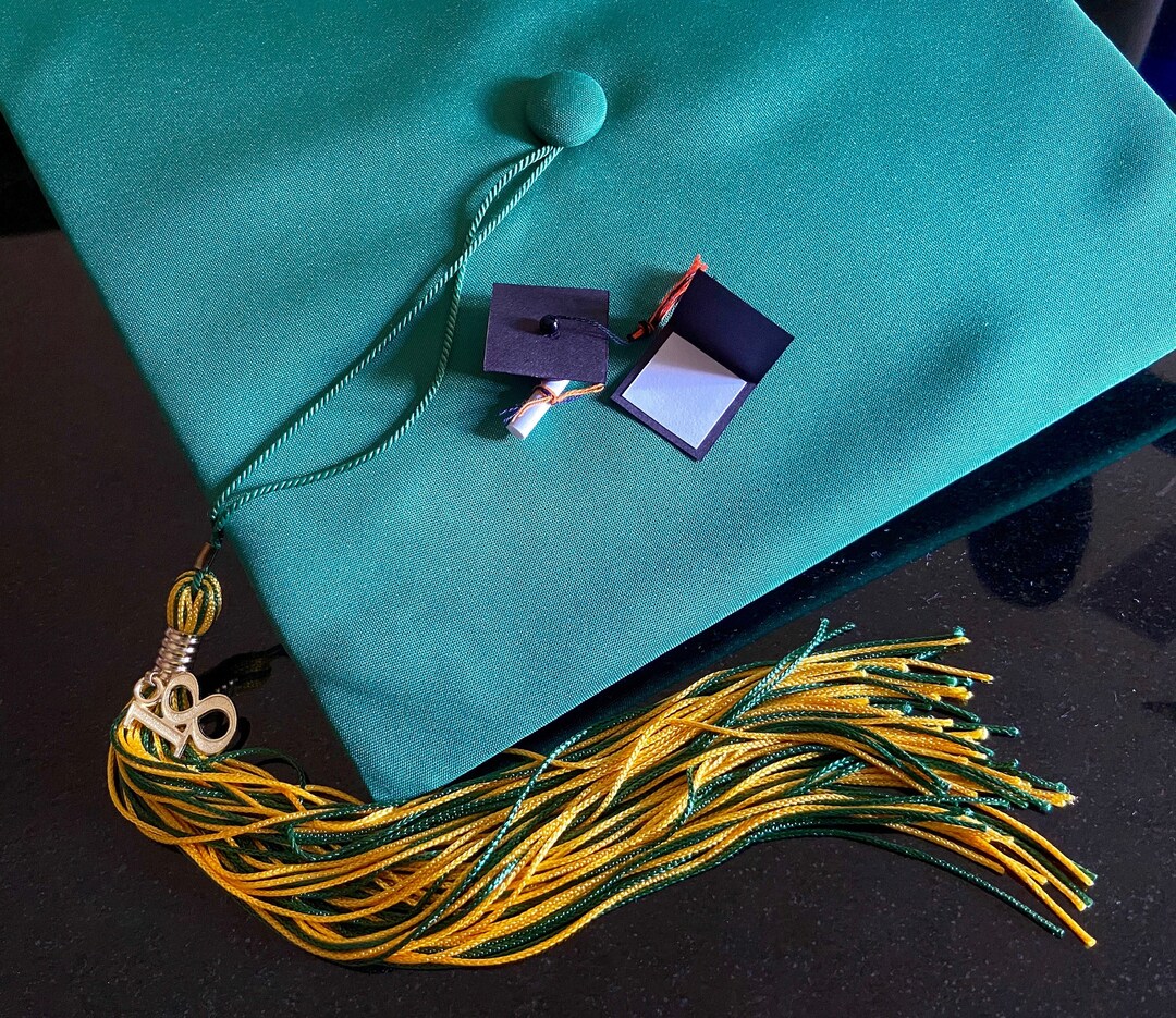 Miniature Graduation Cap and Diploma - Etsy