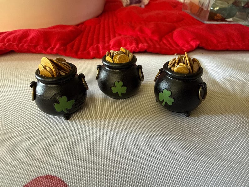 Miniature Pot of Gold - Etsy