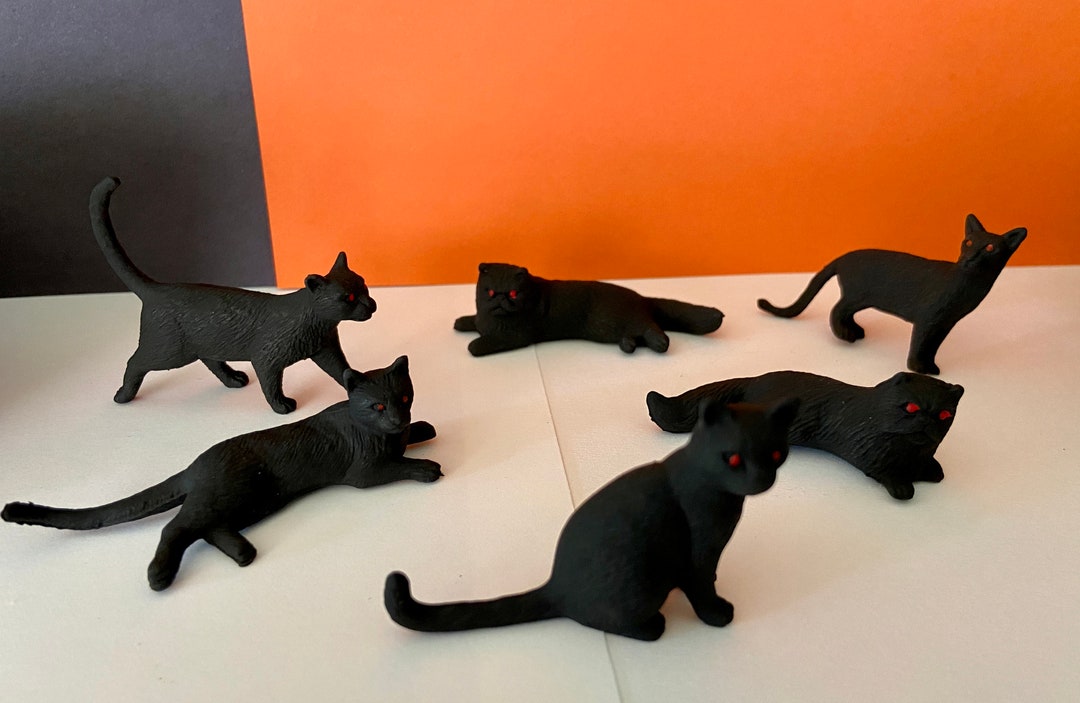 Miniature Black Cats - Etsy