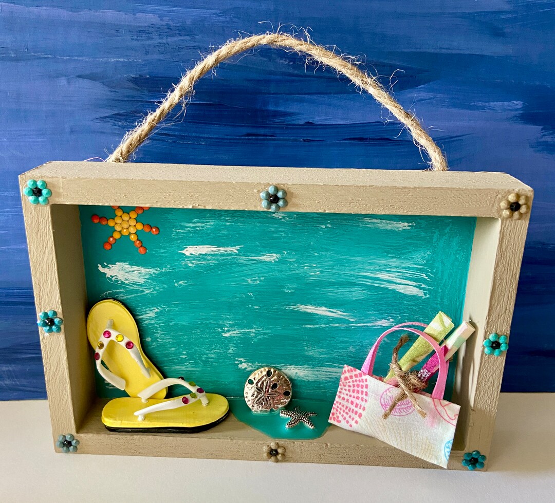 Mini Beach Shadow Box - Etsy
