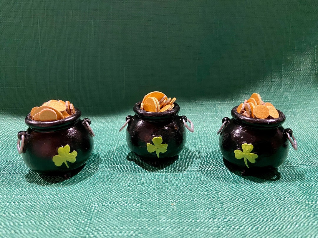 Miniature Pot of Gold - Etsy