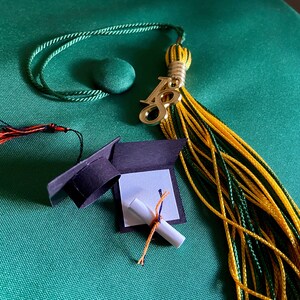 Miniature Graduation Cap and Diploma - Etsy