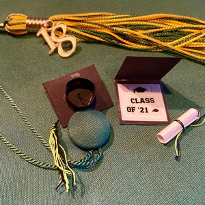 Miniature Graduation Cap and Diploma - Etsy
