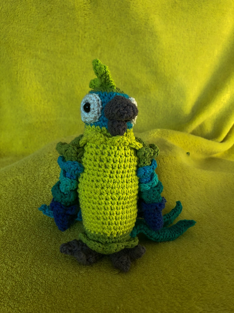 Crocheted Parrot - Etsy