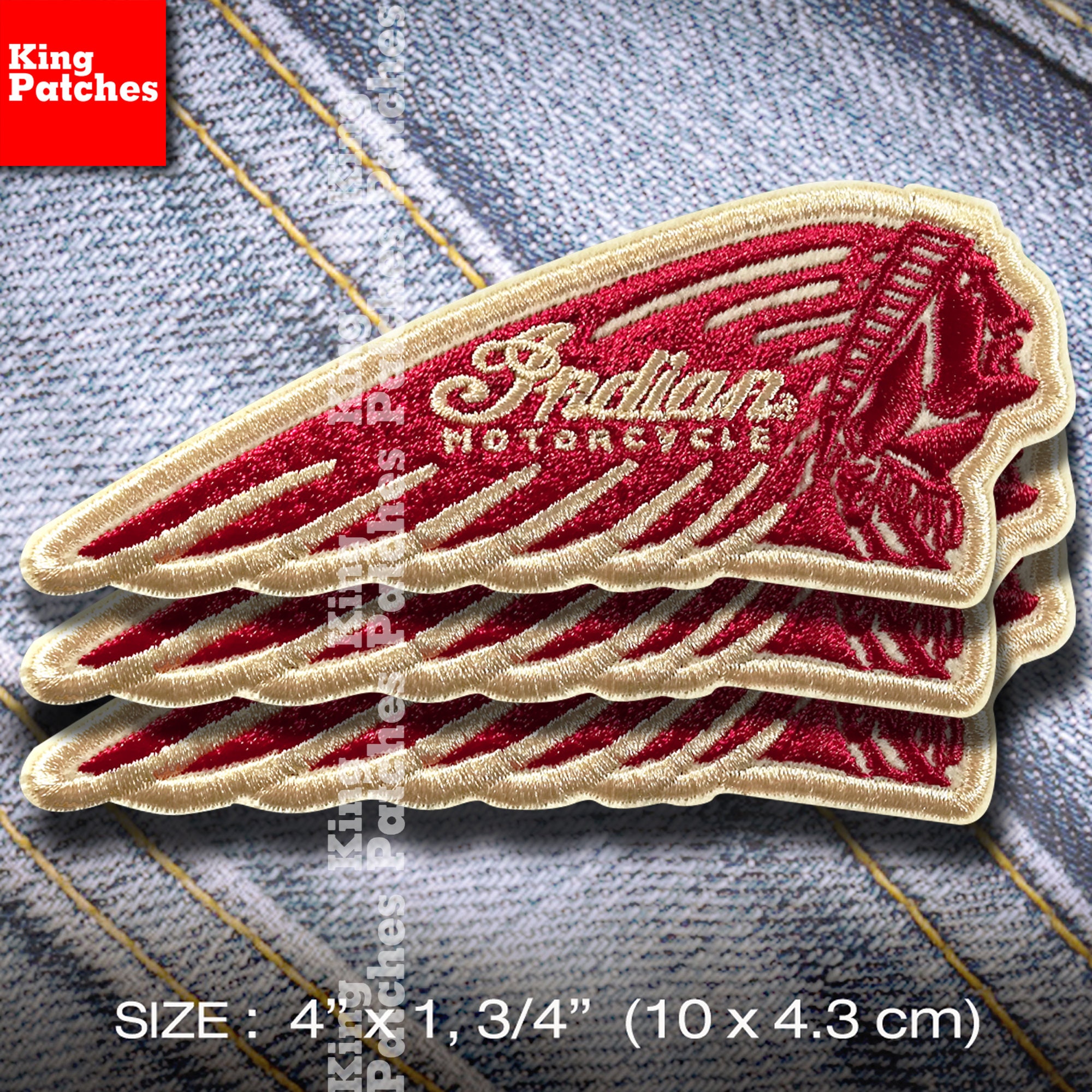 3x INDIAN Motorcycle Patch Iron sur DIY Racing Sport Unique | Etsy