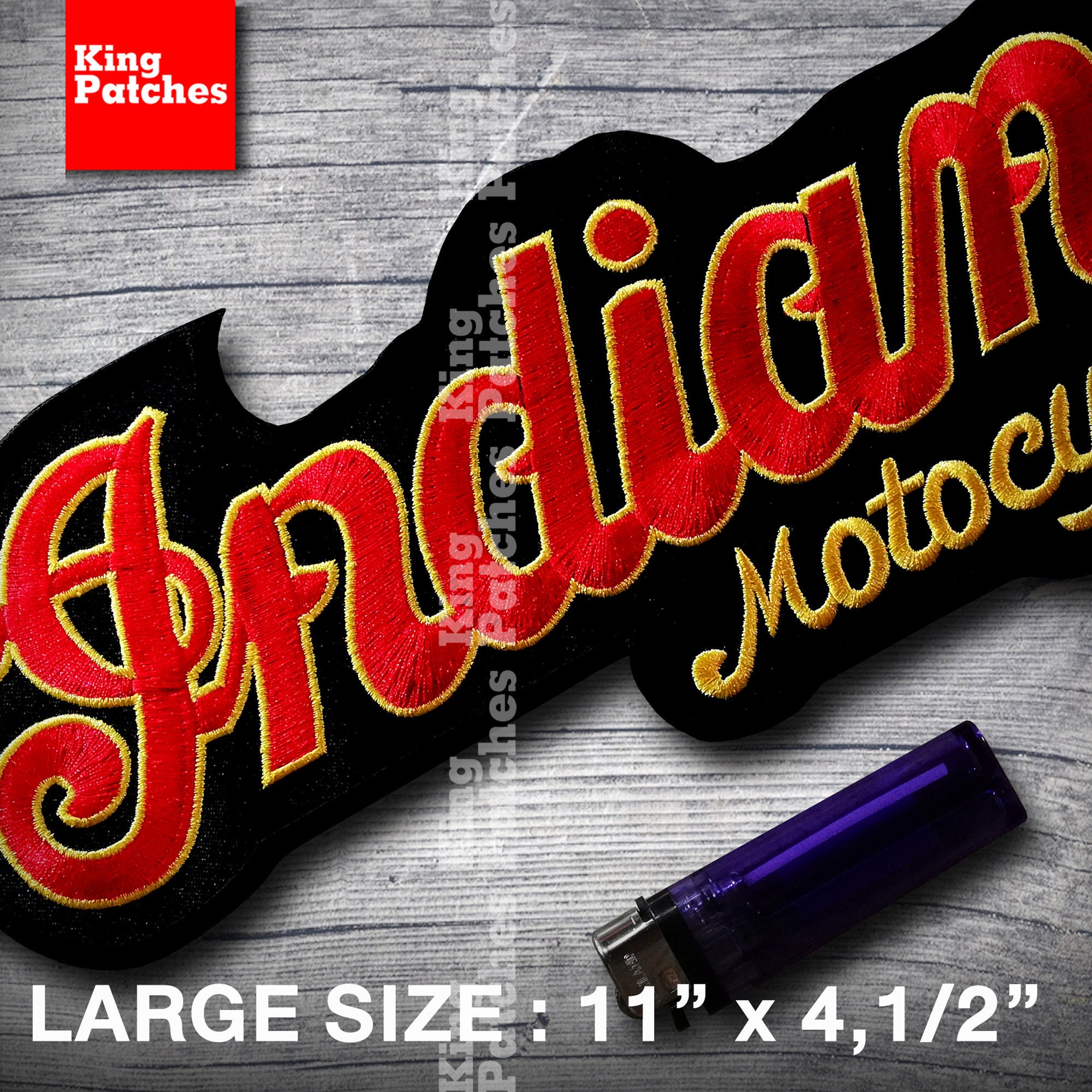 Large Size INDIAN MOTORCYCLE Patch Iron su Custom Unique | Etsy