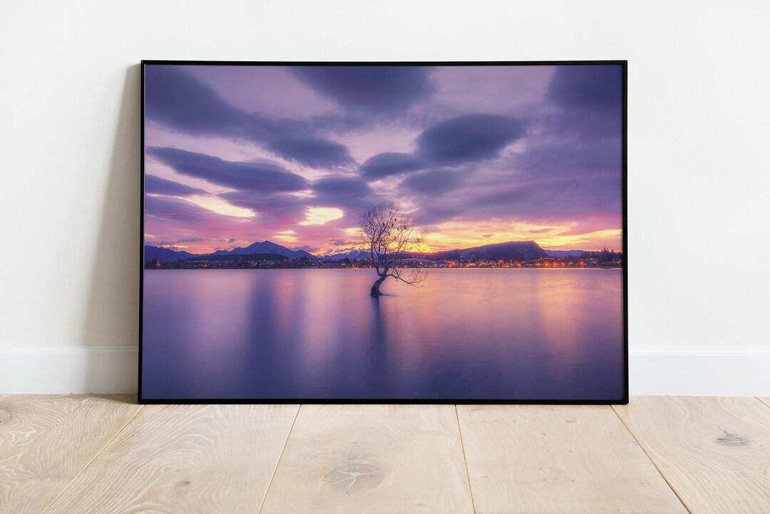Wanaka Lone Tree, Instant Art, INSTANT DOWNLOAD, Printable Wall Decor ...