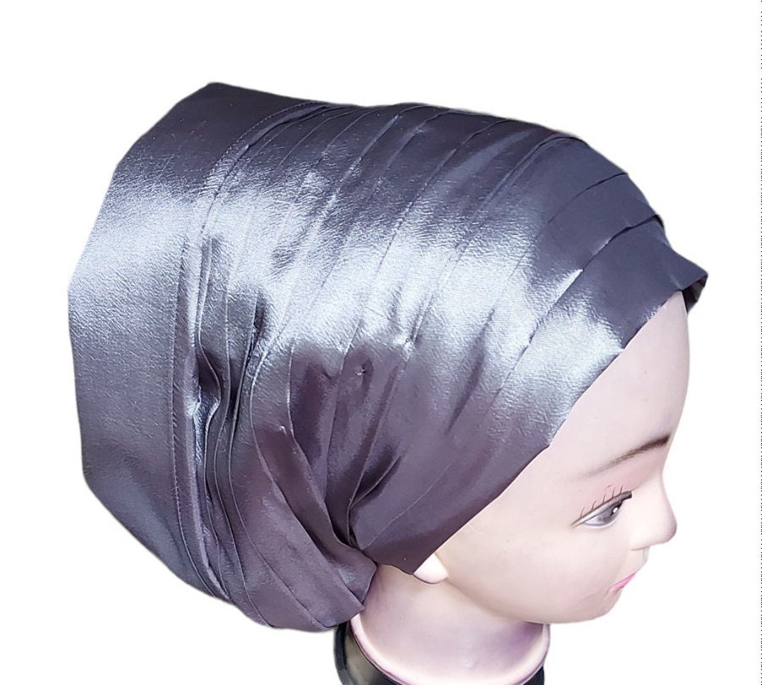 Premium Satin Silk Auto Gele, Multi-pleated Turban Cap, Instant ...