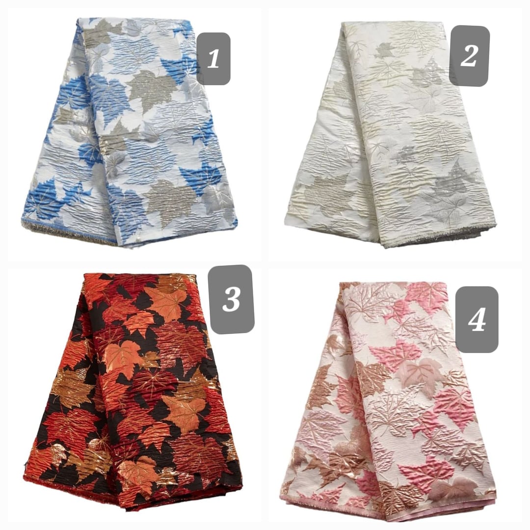 Luxury African Brocade Lace Fabric for Wedding Dress, Nigeria Jacquard ...