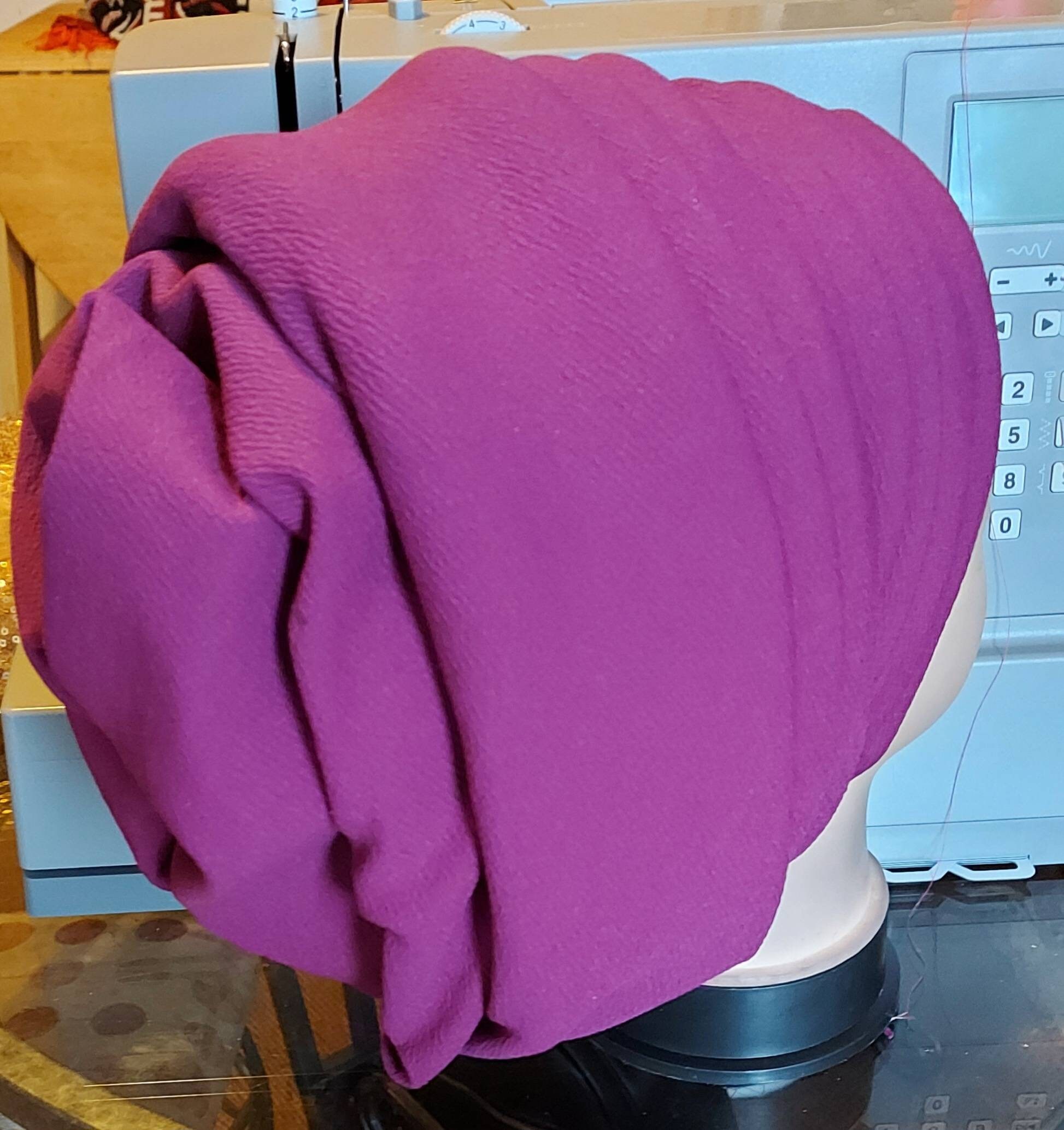 Premium Autogele Turban Cap, Fuschsia Purple Auto Gele, African Nigeria ...