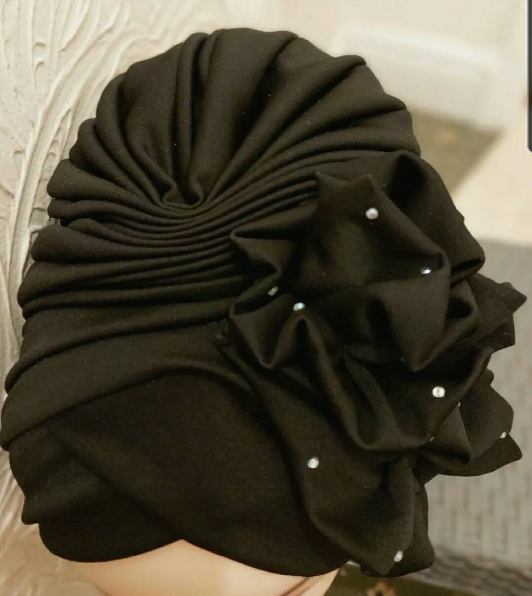 African Auto Gele, Turban Cap for Women, Instant Headwear, Alopecia Cap ...