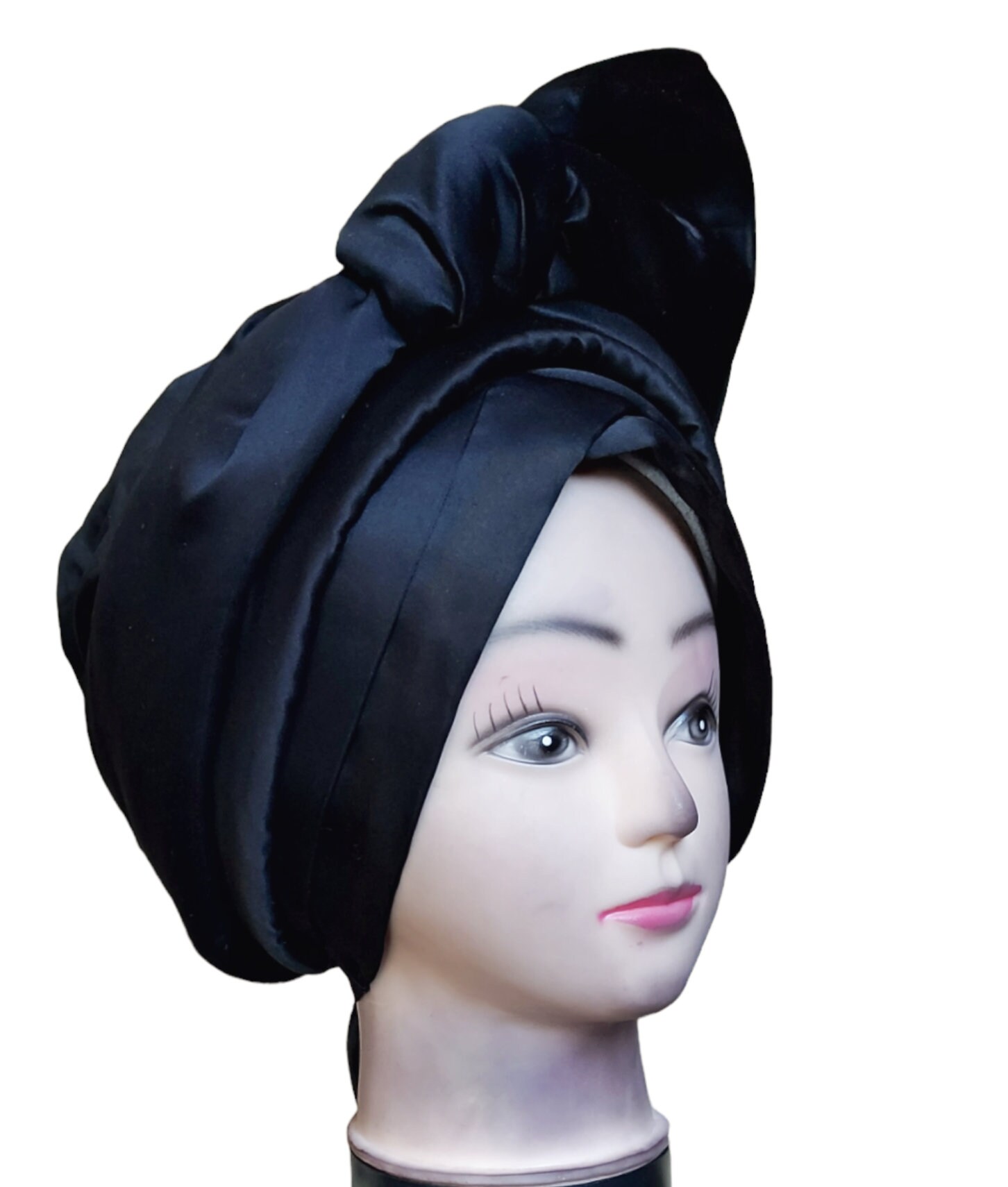 Premium Autogele, Duchess Silk Satin African Nigeria Auto Gele ...