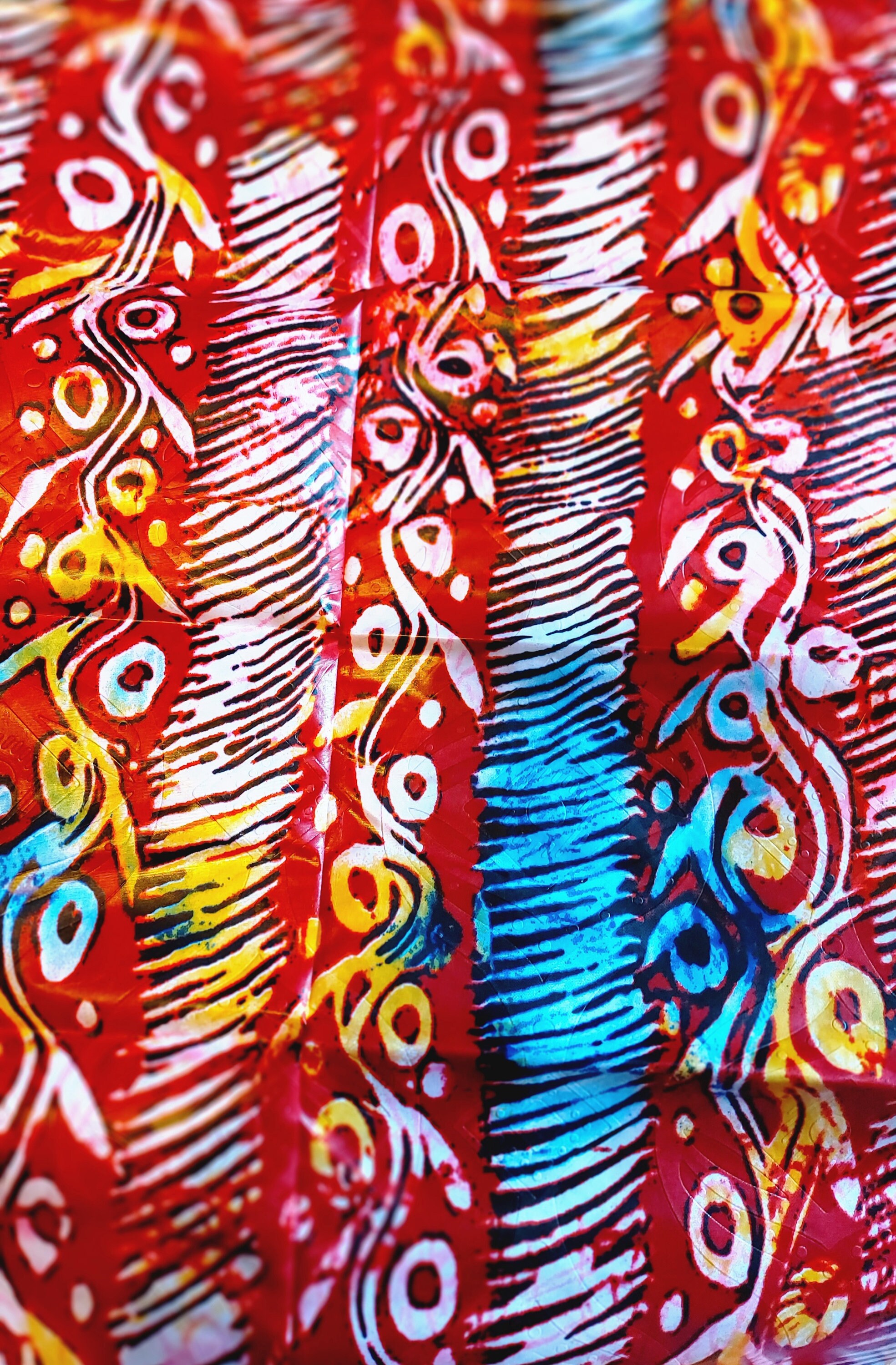 Luxury African Kampala Brocade Fabric. Quality Nigeria Adire Cotton ...