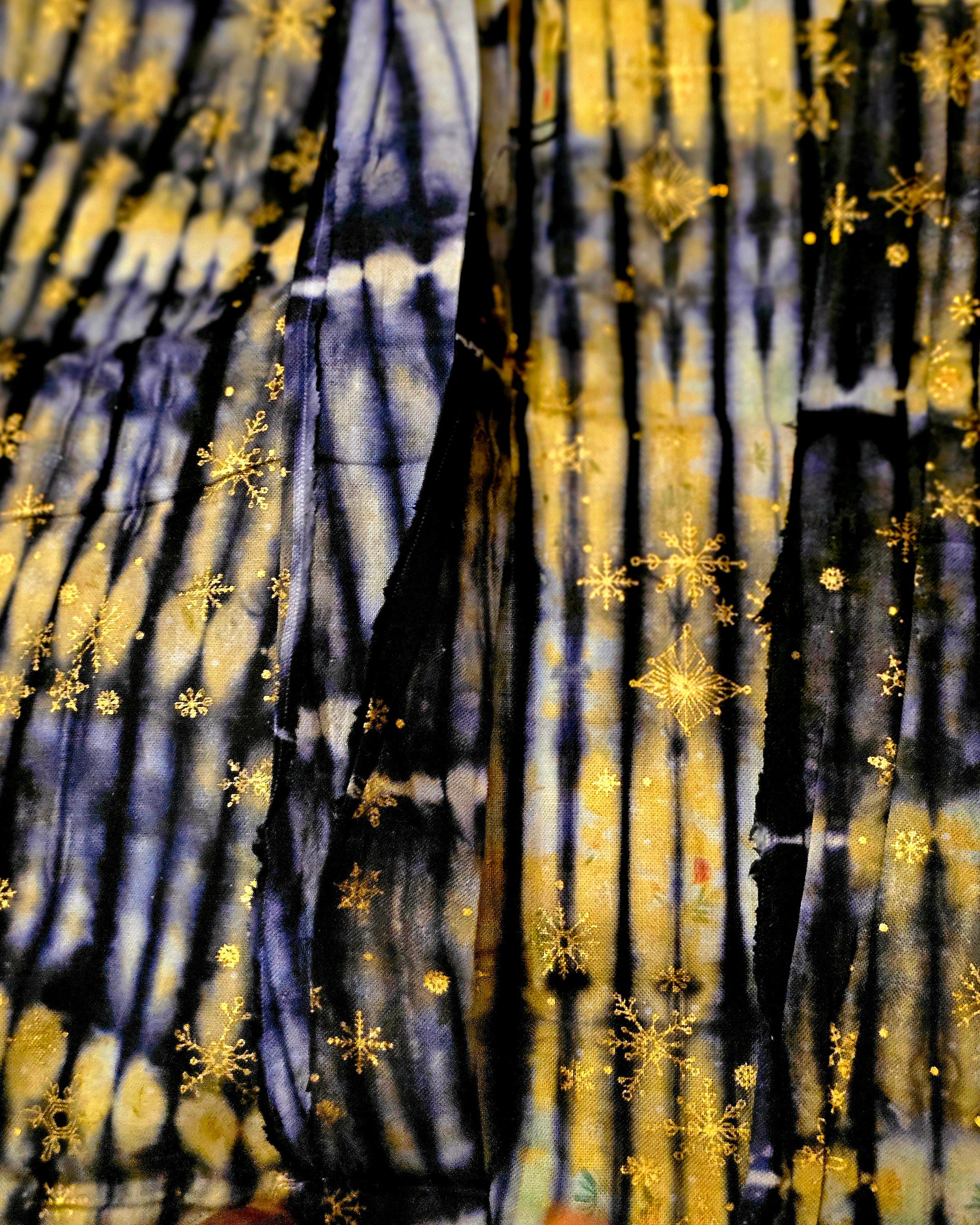 Luxury African Kampala Brocade Fabric. Quality Nigeria Adire 100% ...