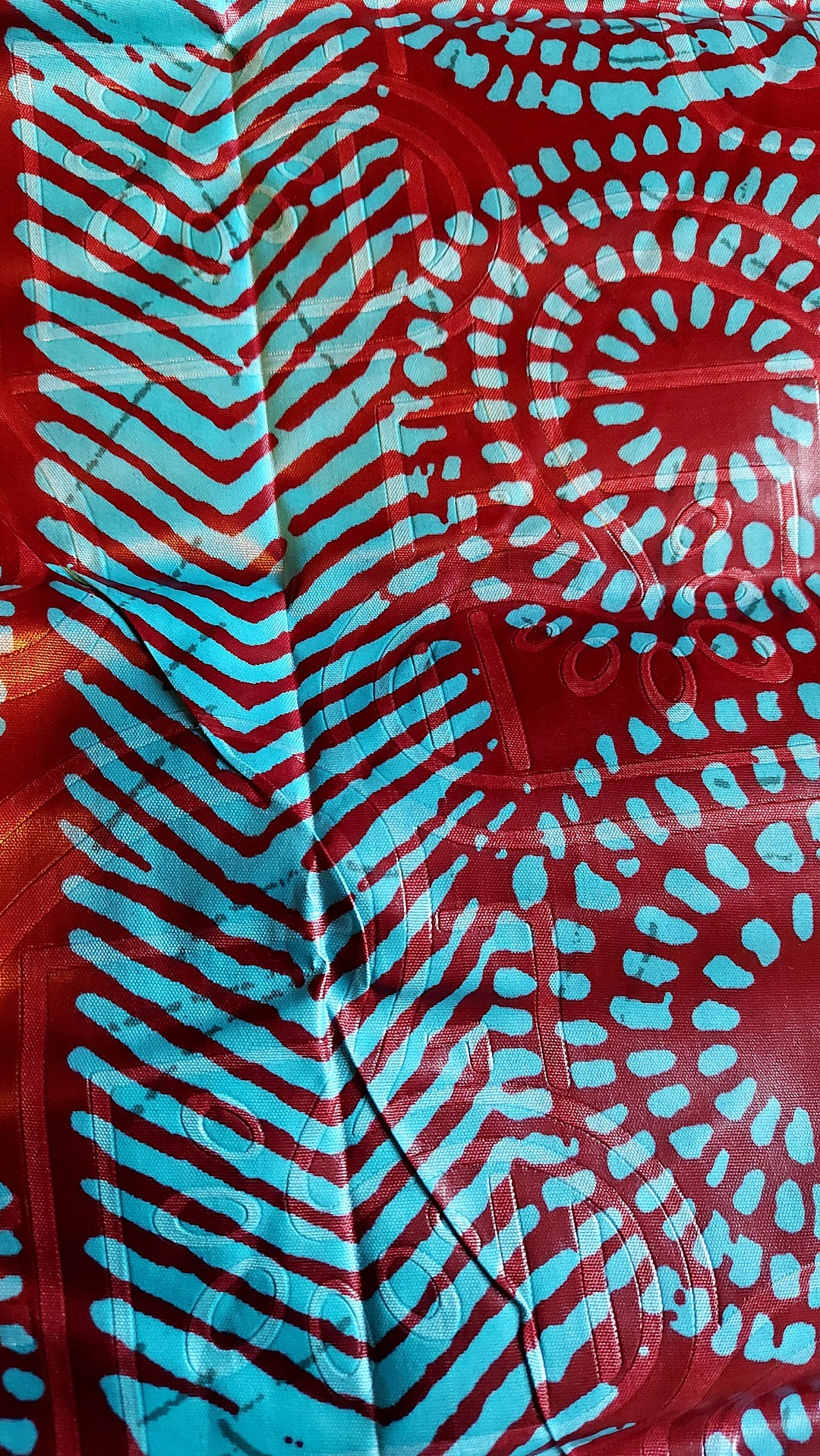 Luxury African Kampala Brocade Fabric. Quality Nigeria Adire Cotton ...