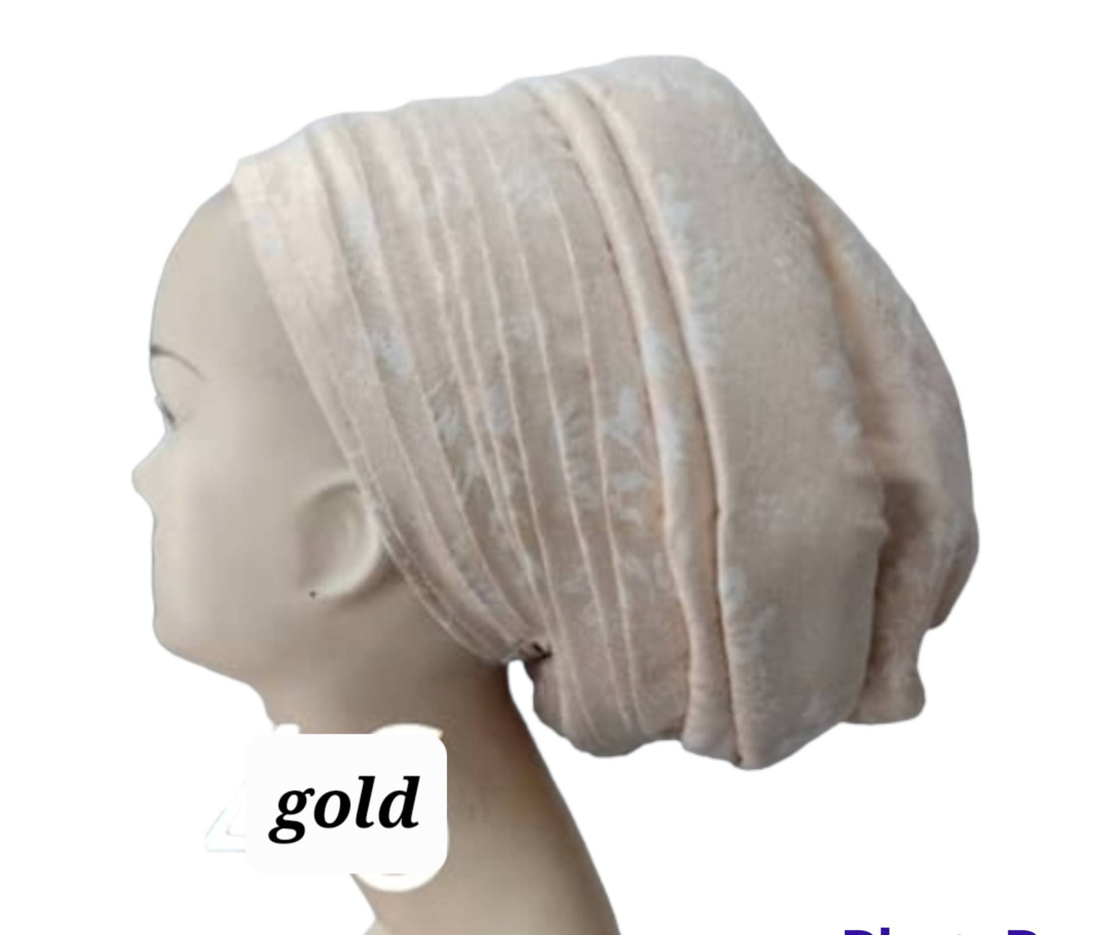 Premium Damask Brocade Auto Gele, Multi-pleated Turban Cap, Instant ...