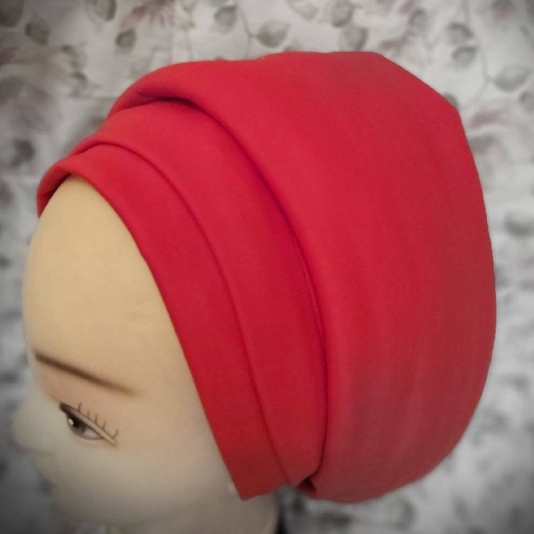 Auto Turban Cap Headband, Floral Chemo Hat,muslim Turban Cap, Head ...