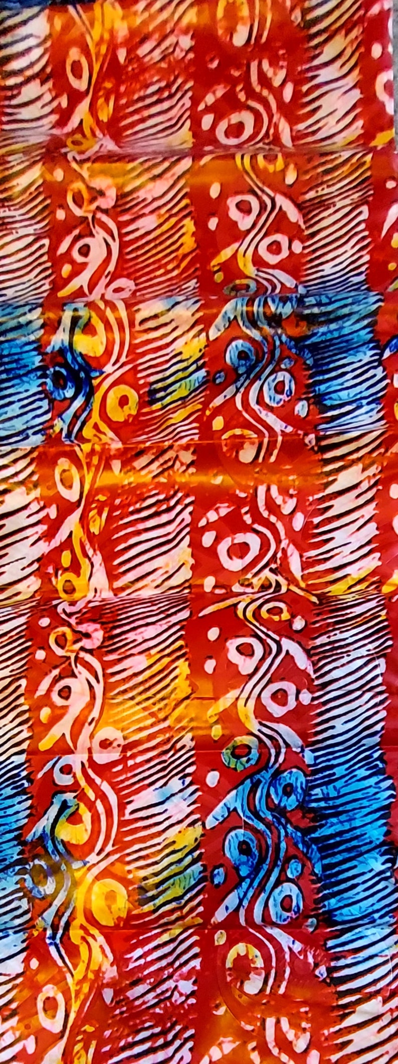 Luxury African Kampala Brocade Fabric. Quality Nigeria Adire Cotton ...